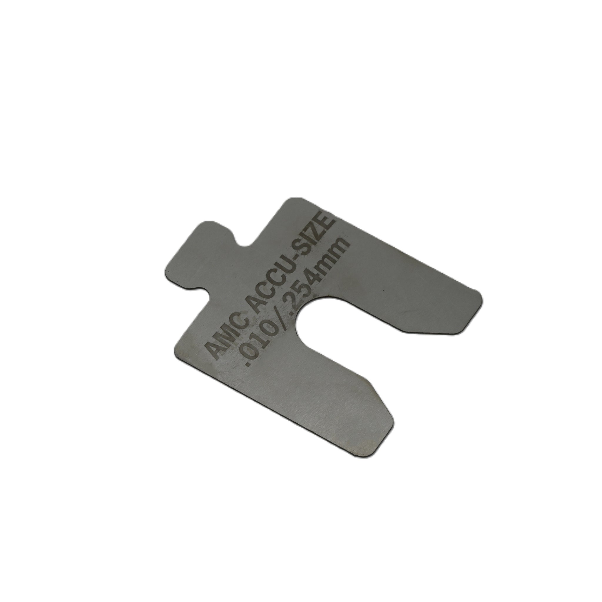 304 Stainless Steel Precut Slotted Shims — American Metals Company | metalshims.com