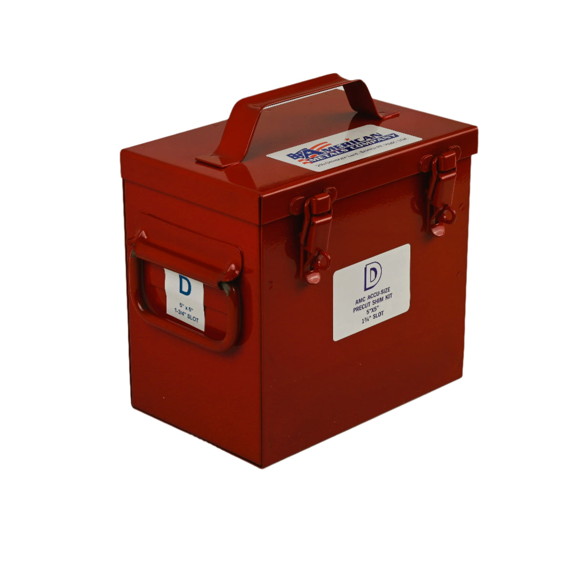 304 Stainless Steel Size D Starter Precut Slotted Shim Kit (5" x 5", 1 ...